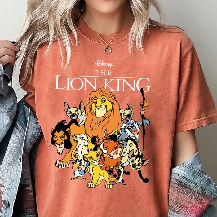 Comfort ColorsÂ® Retro The Lion King Group Characters Comfort Colors ...
