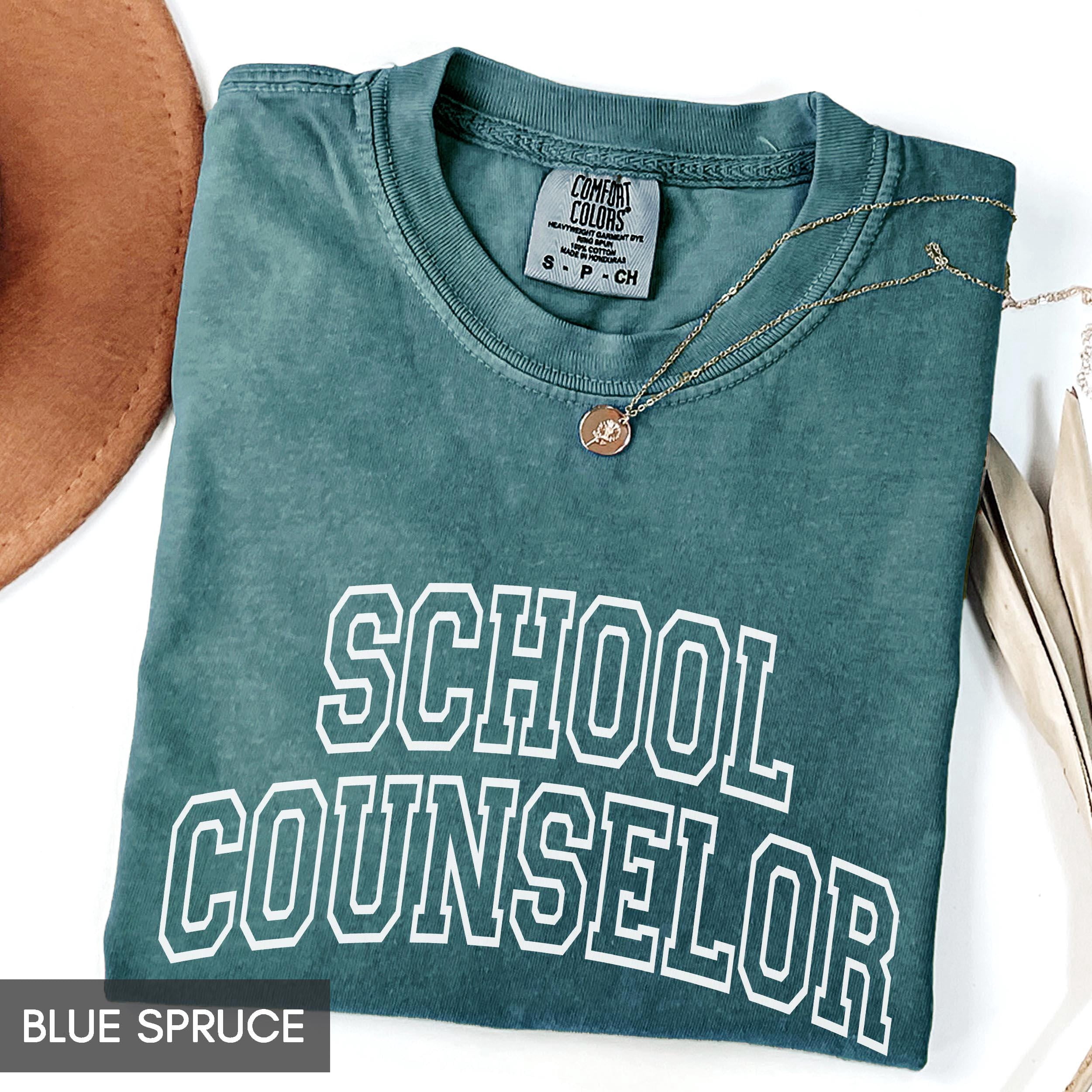 Comfort Colors School Counselor T-Shirt - Perfect Gift for Counselor ...