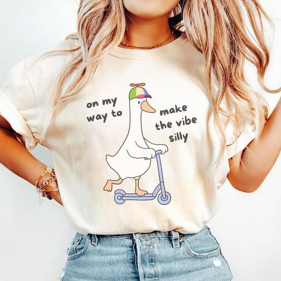 Comfort Colors Silly Goose Shirt, Goose T-Shirt, Silly Goose Shirts ...