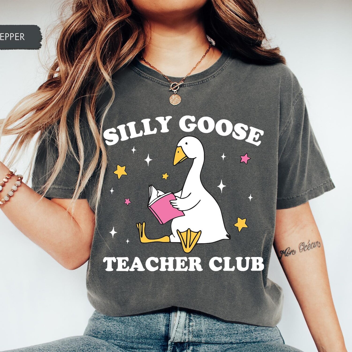 Comfort Colors Silly Goose Teacher Club Shirt, Teacher Back To School ...