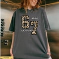 Comfort Colors Six Seven Leopard Print Shirt, Funny 6 7 Meme T-Shirt ...