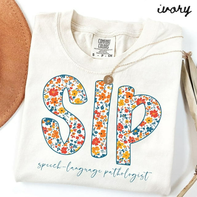 Comfort Colors Speech Therapy Shirt, SLP TShirt, Speech Language ...