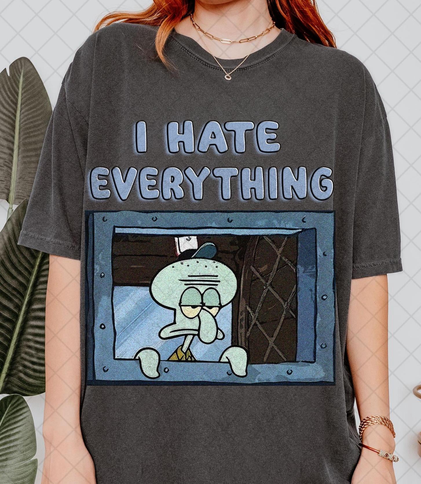 Comfort Colors Squidward Window Meme Shirt, Squidward Window Vintage ...