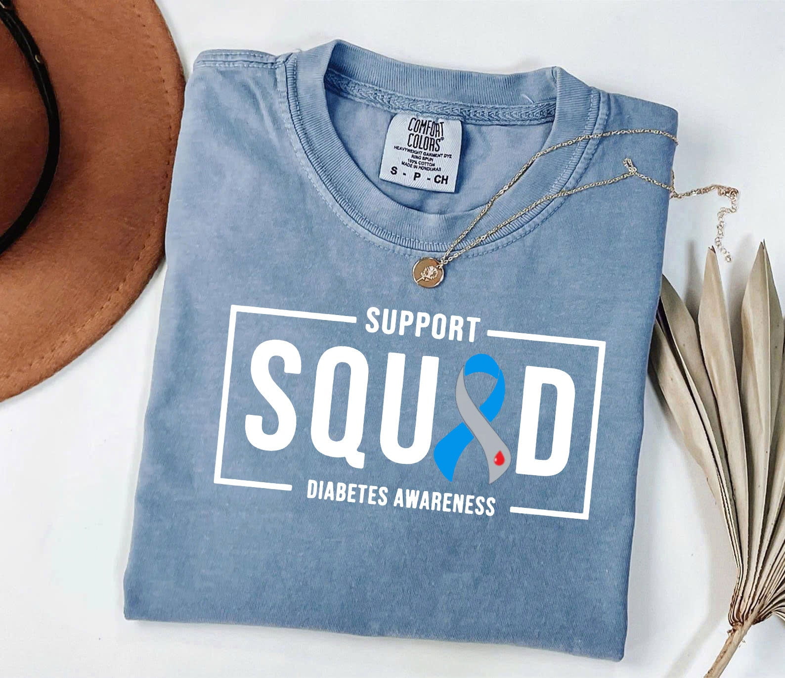Comfort Colors Support Squad – Diabetes Awareness T-Shirts - Walmart.com