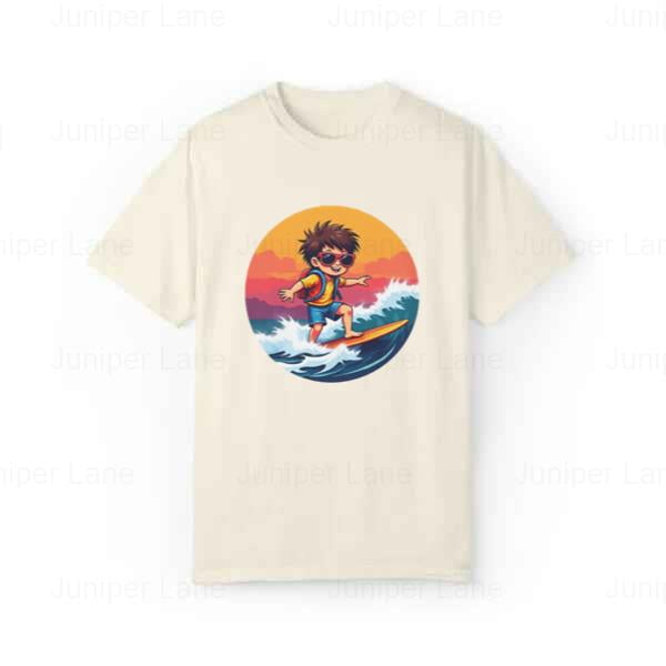 Comfort Colors Surfing Rookie Tee with Beach Adventure Learner Ocean ...