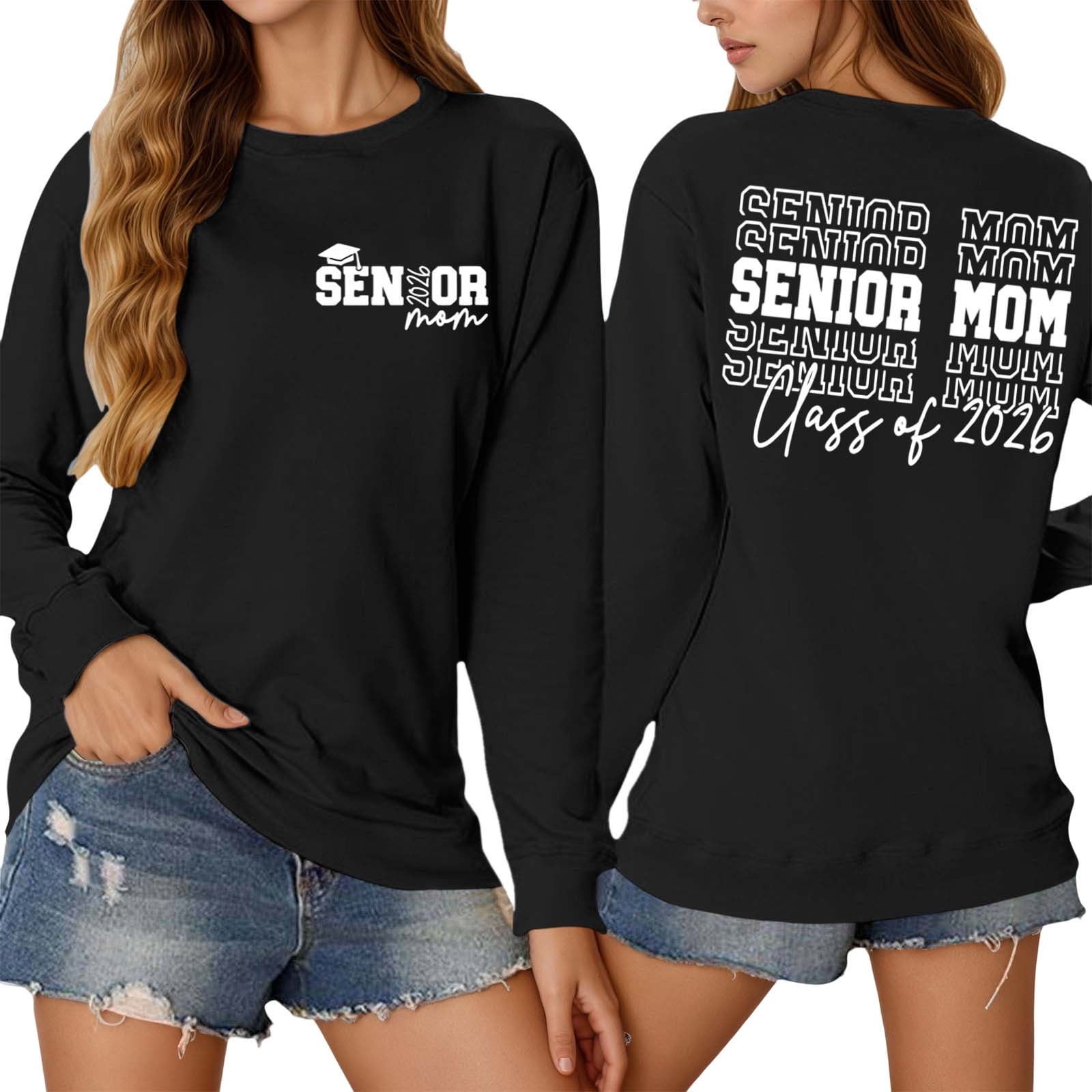 Comfort Colors Sweatshirts Women Graphic For Ladies Casual Comfortable ...