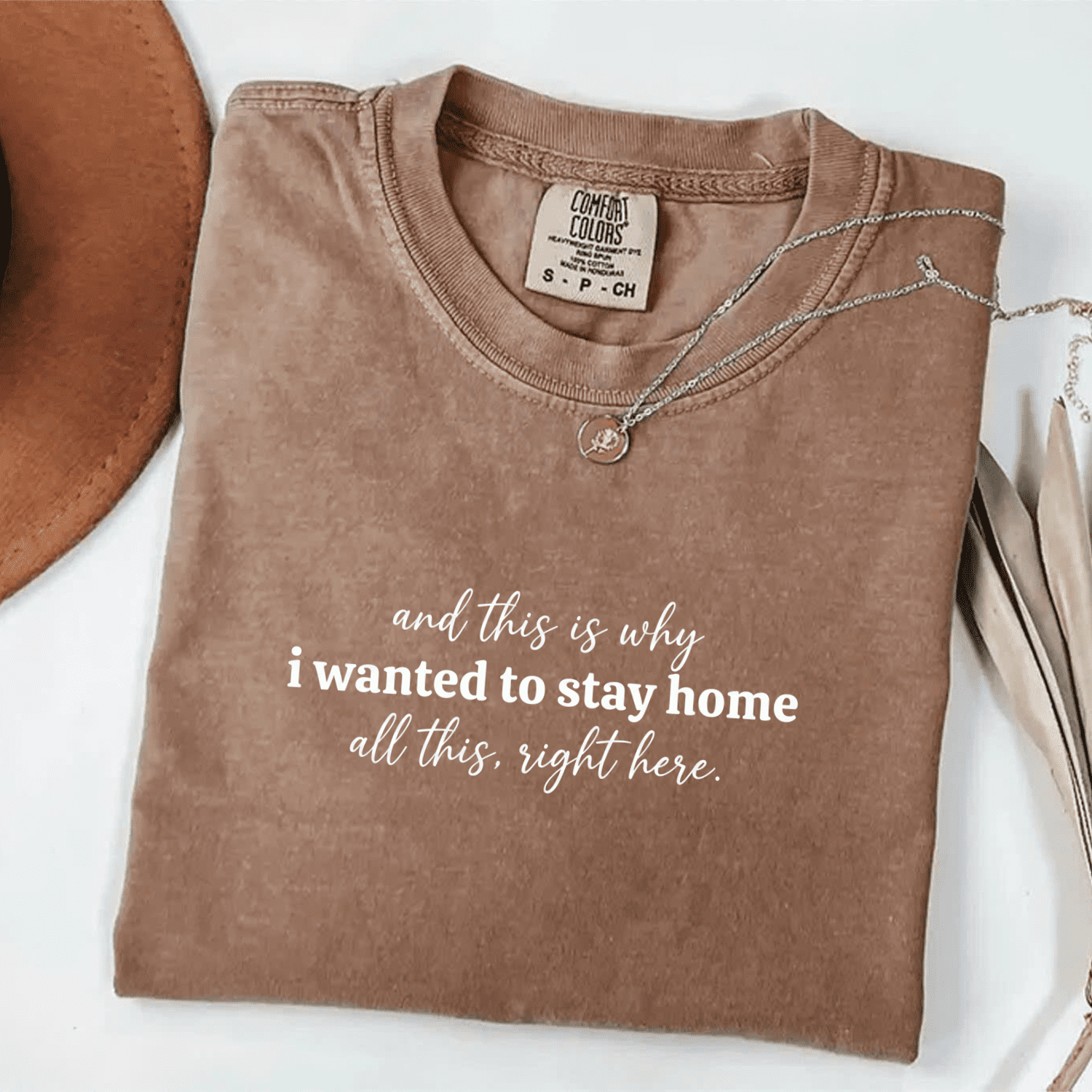Comfort Colors T-Shirt, "And This Is Why I Wanted To Stay Home" Funny ...