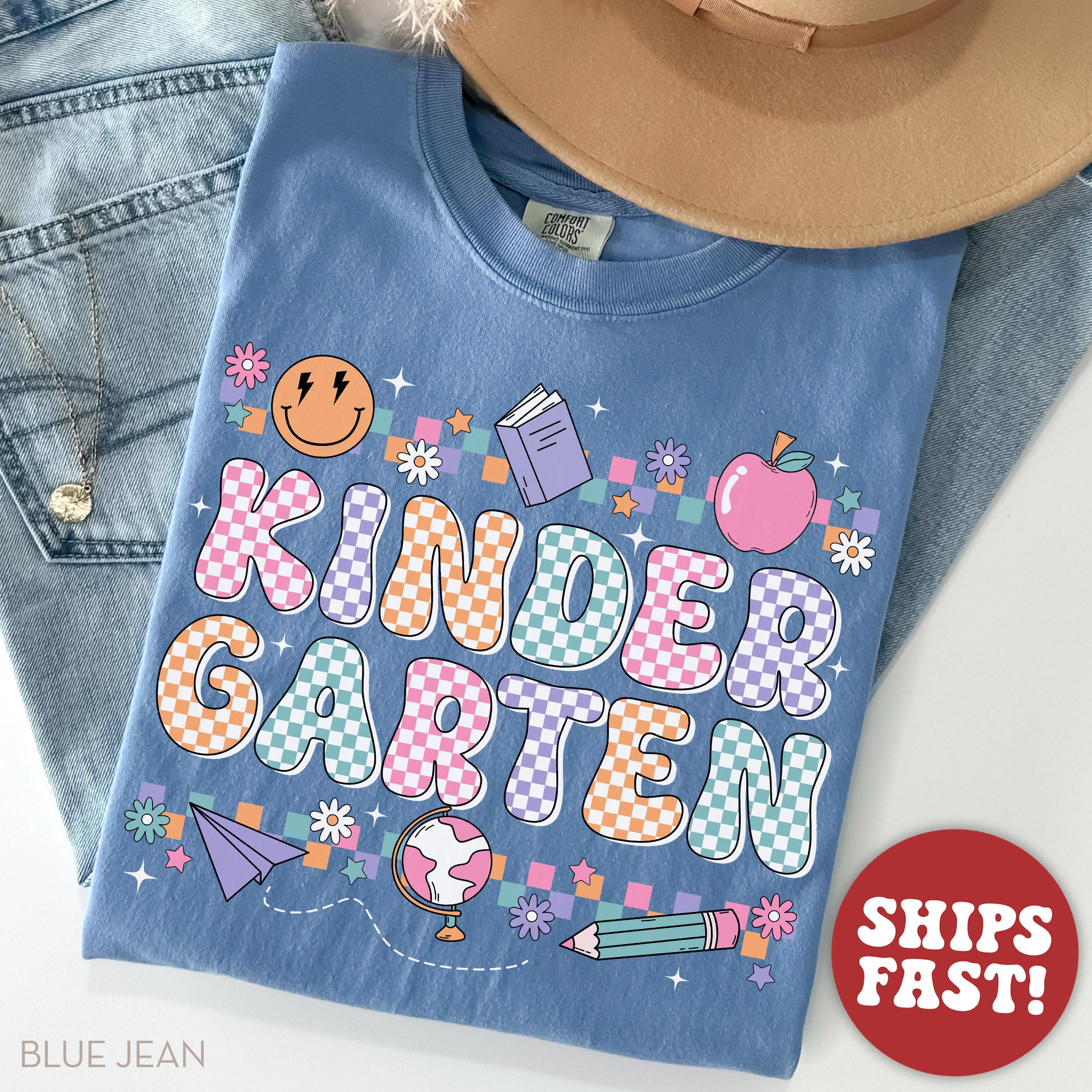 Comfort Colors® Teacher Shirt, Kindergarten Shirt for Back to School ...