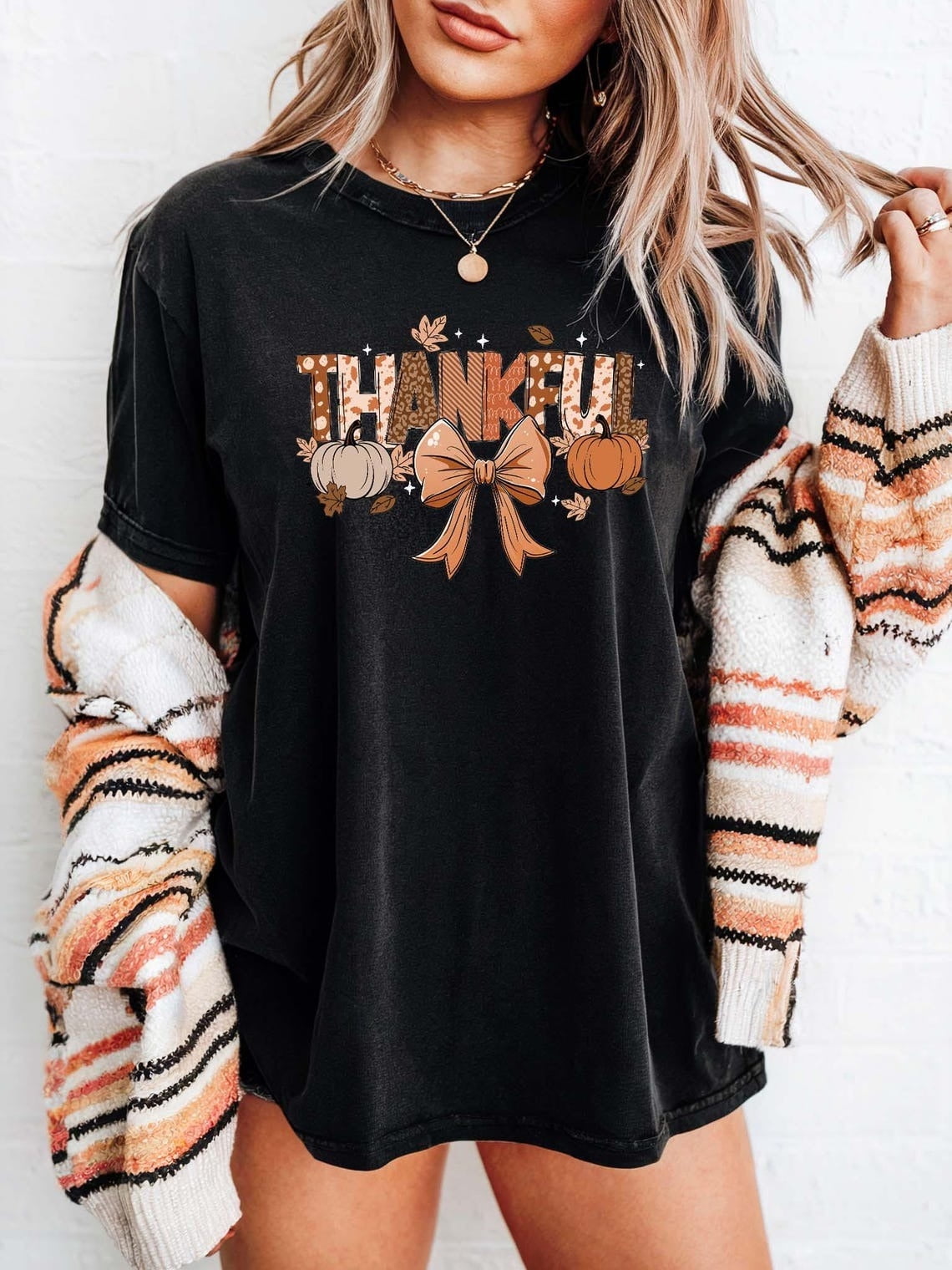 Comfort Colors Thankful Shirt, Thanksgiving Sweatshirt, Cute Fall ...