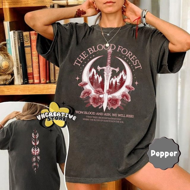 Comfort Colors The Blood Forest Shirt, from blood and ash, Poppy ...