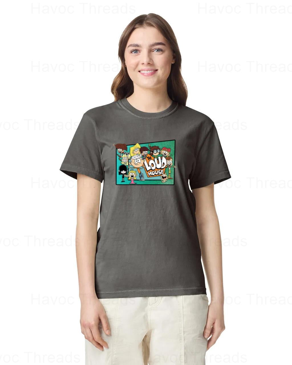 Comfort Colors The Loud House Kids Custom Cartoon Graphic Unisex Tee up ...