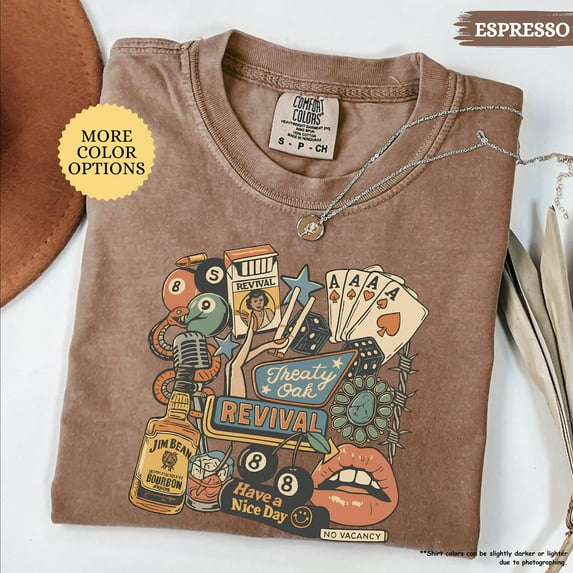 Comfort Colors Tre-aty Oak Inspired Revival Shirt, Country Music Tee ...