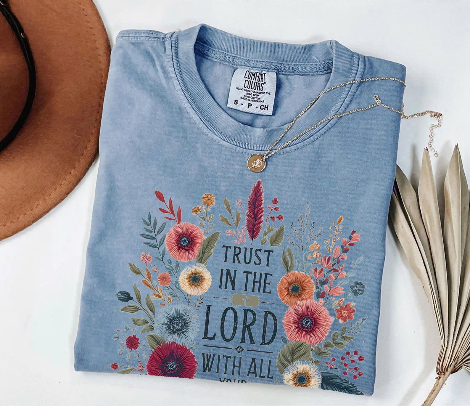 Comfort Colors Trust In The Lord T-Shirt - Christian Faith Shirt ...