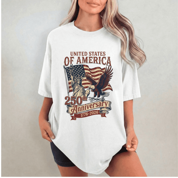 Comfort Colors United States 250th Anniversary Shirt, Retro Patriotic ...