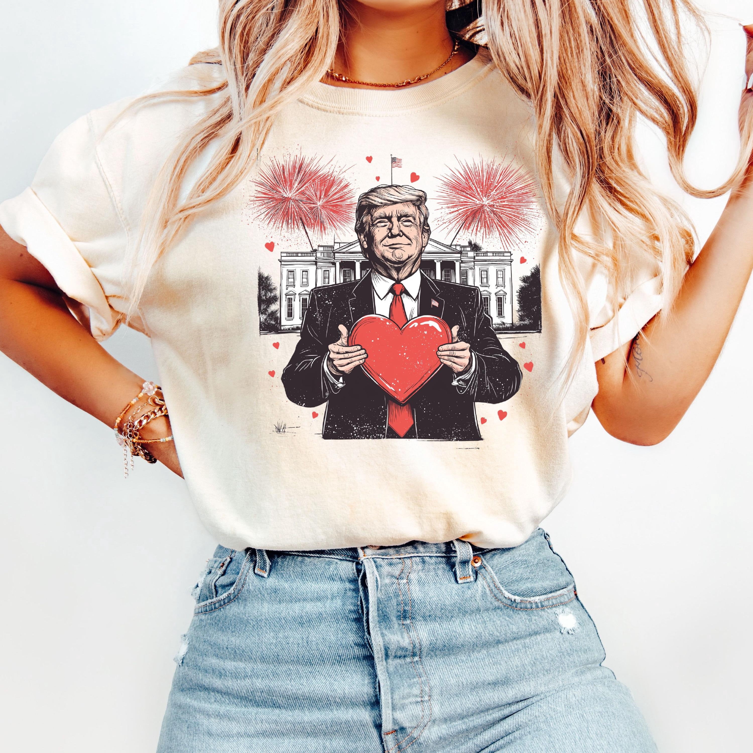 Comfort Colors® Valentine Trump Shirt, Valentines Day Shirt, Trump ...