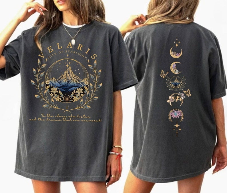 Comfort Colors Velaris City Of Starlight Two-Sided Shirt, The Night ...
