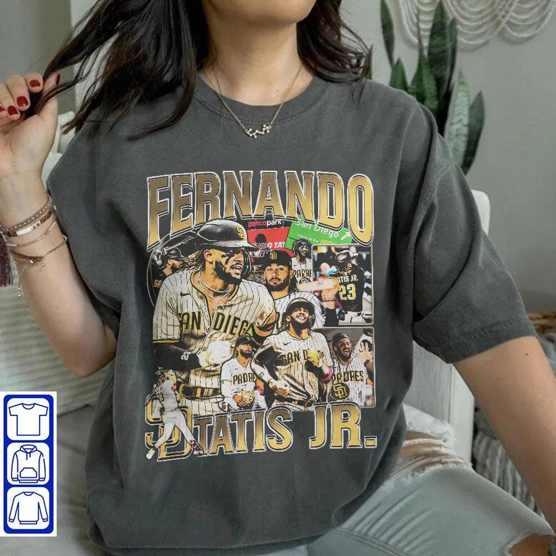 Comfort Colors Vintage 90s Graphic Style Fernando Tatis Jr T-Shirt ...