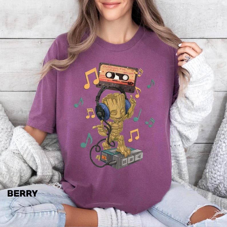 Comfort Colors Vintage Baby Groot Shirt, I am Groot Guardians of the ...