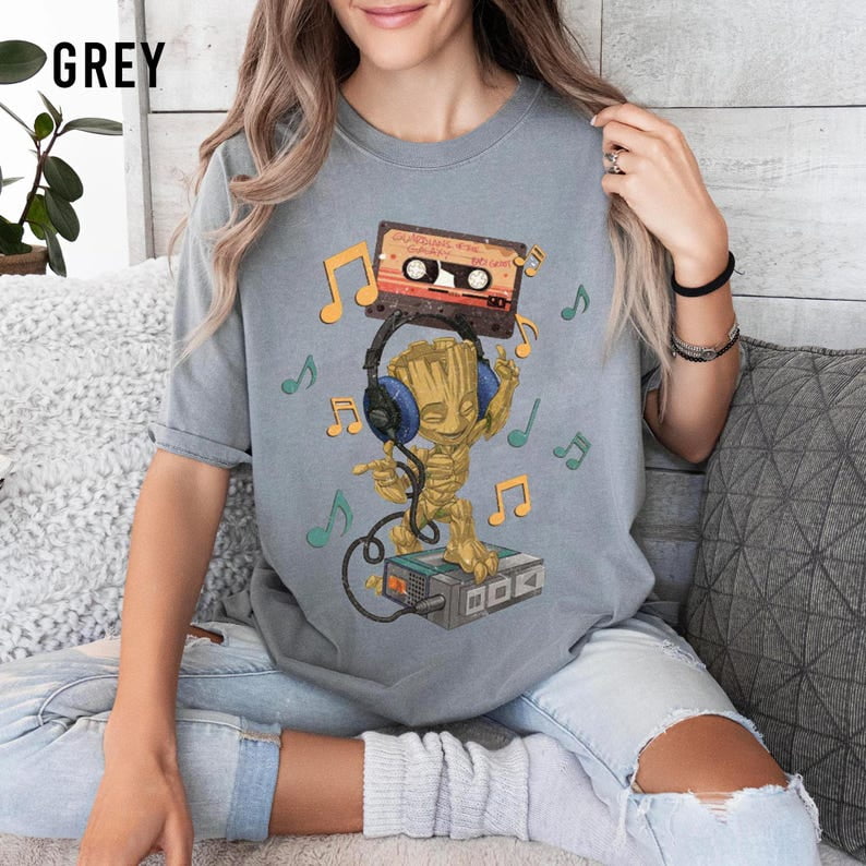 Comfort Colors Vintage Baby Groot Shirt, I am Groot Guardians of the ...