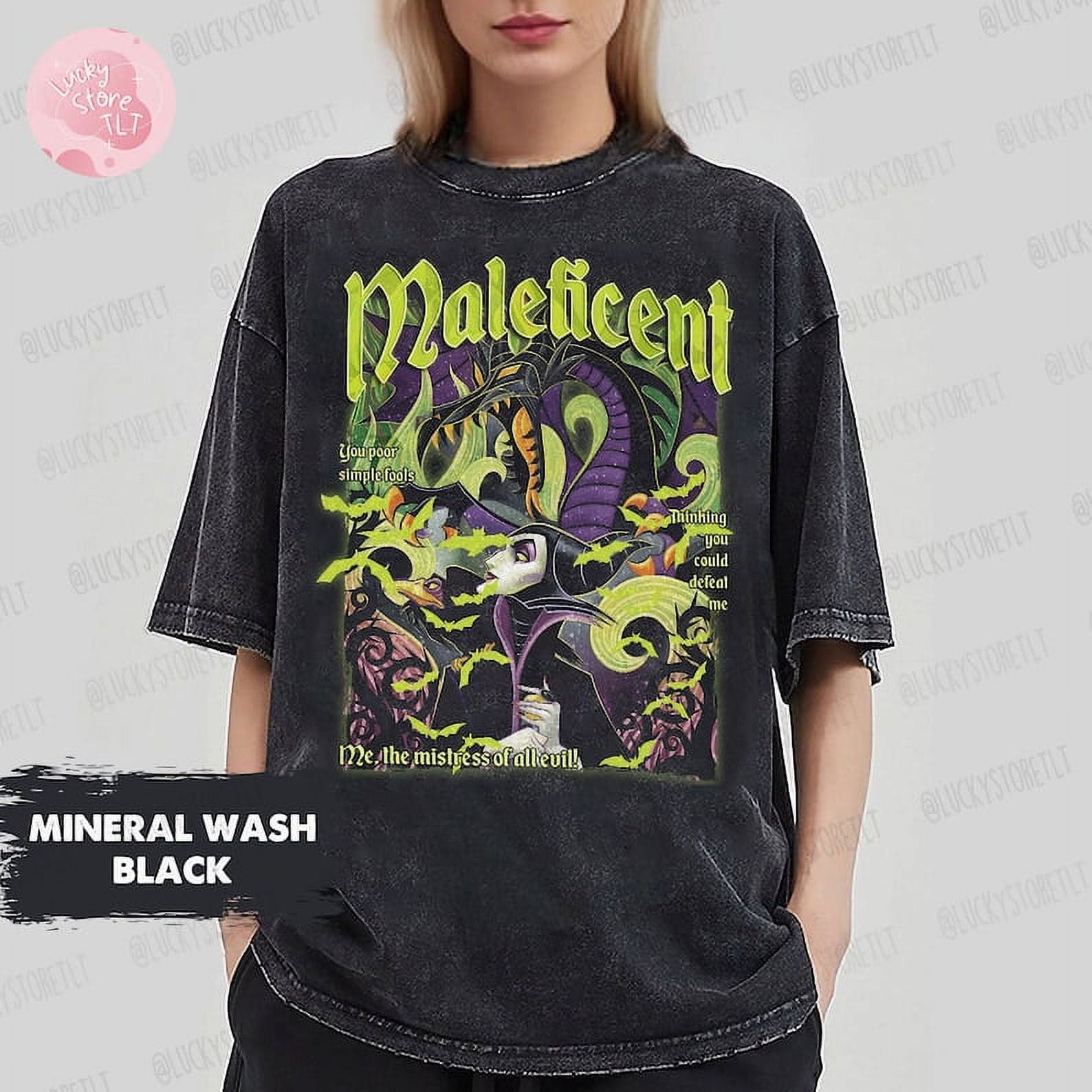 Comfort Colors® Vintage Maleficent Disney Villains Shirt, Bad Witches Club, Disney Funny Villain ...
