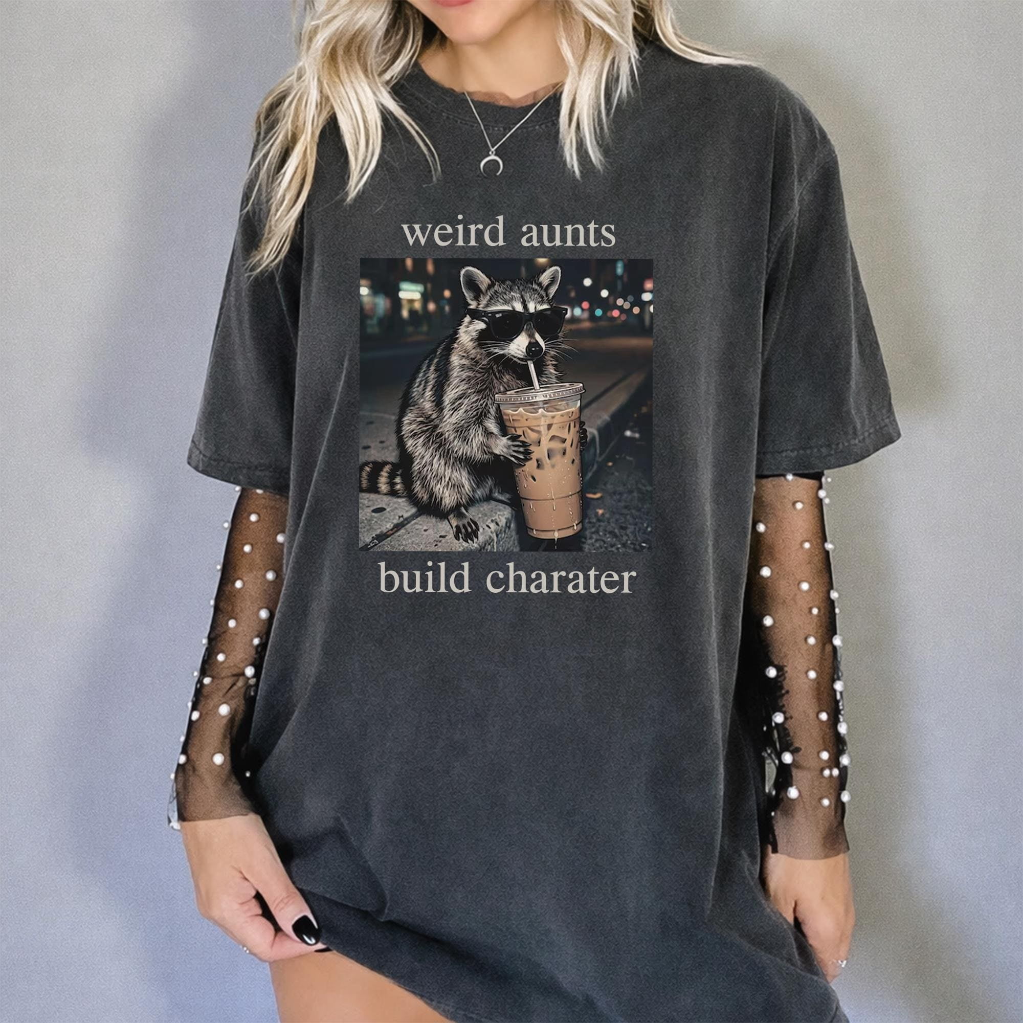 Comfort Colors Weird Aunts Build Character Shirt, Funny Aunt Shirt ...