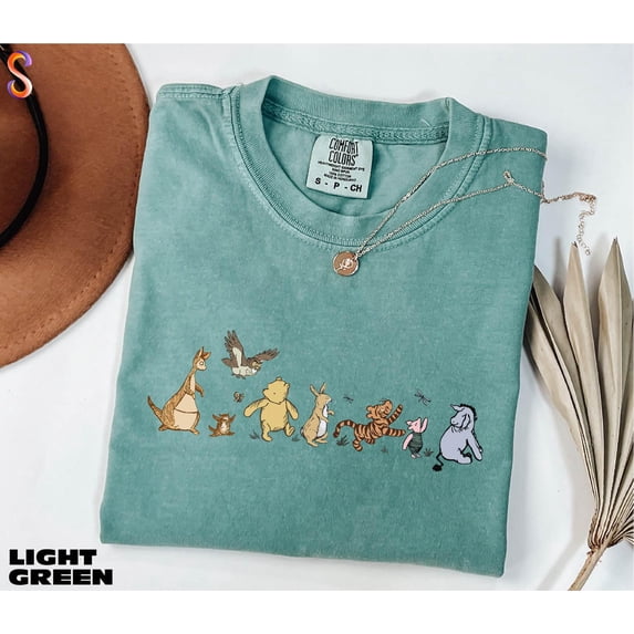 Comfort Colors Winnie The Pooh And Friends Shirt, Disney Pooh Shirt ...