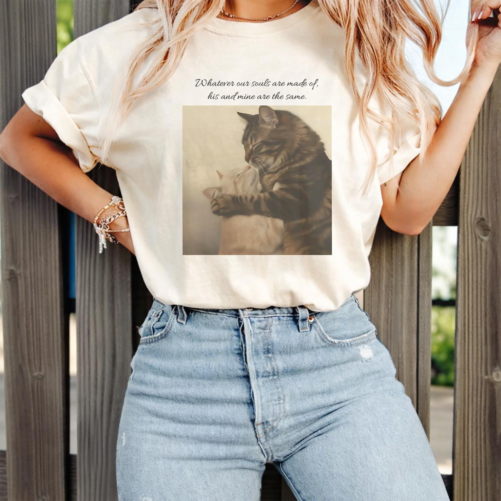 Comfort Colors® Wuthering Heights Shirt, Whatever Our Souls Are Made Of ...
