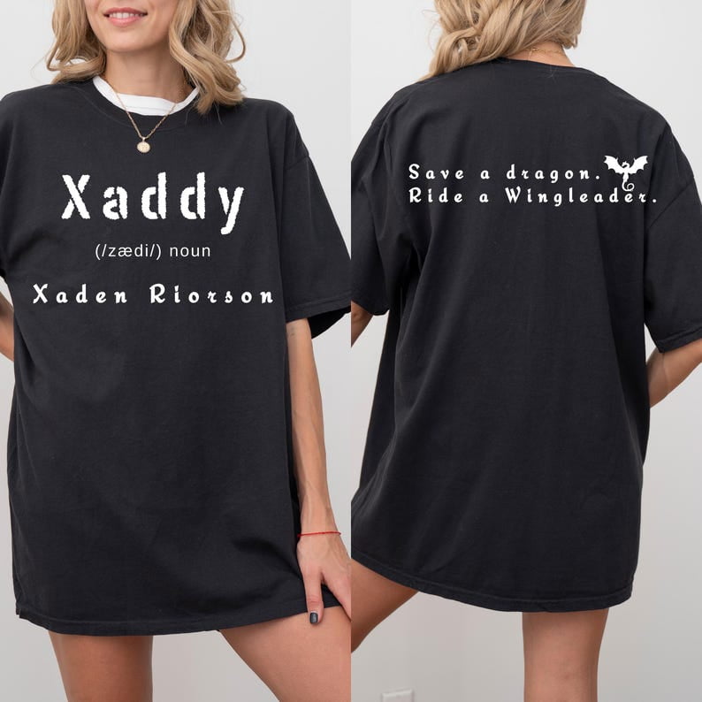 Comfort Colors® Xaddy, Xaddy Shirt, Xaden Riorson, Xaden Fourth Wing ...