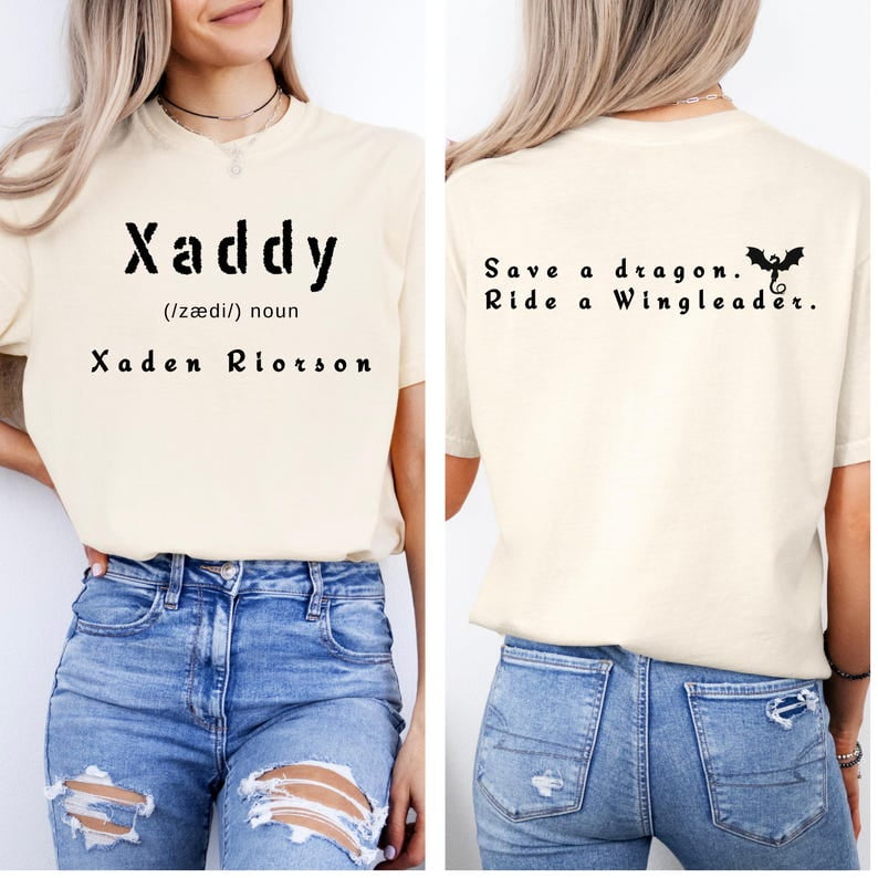 Comfort Colors® Xaddy, Xaddy Shirt, Xaden Riorson, Xaden Fourth Wing ...
