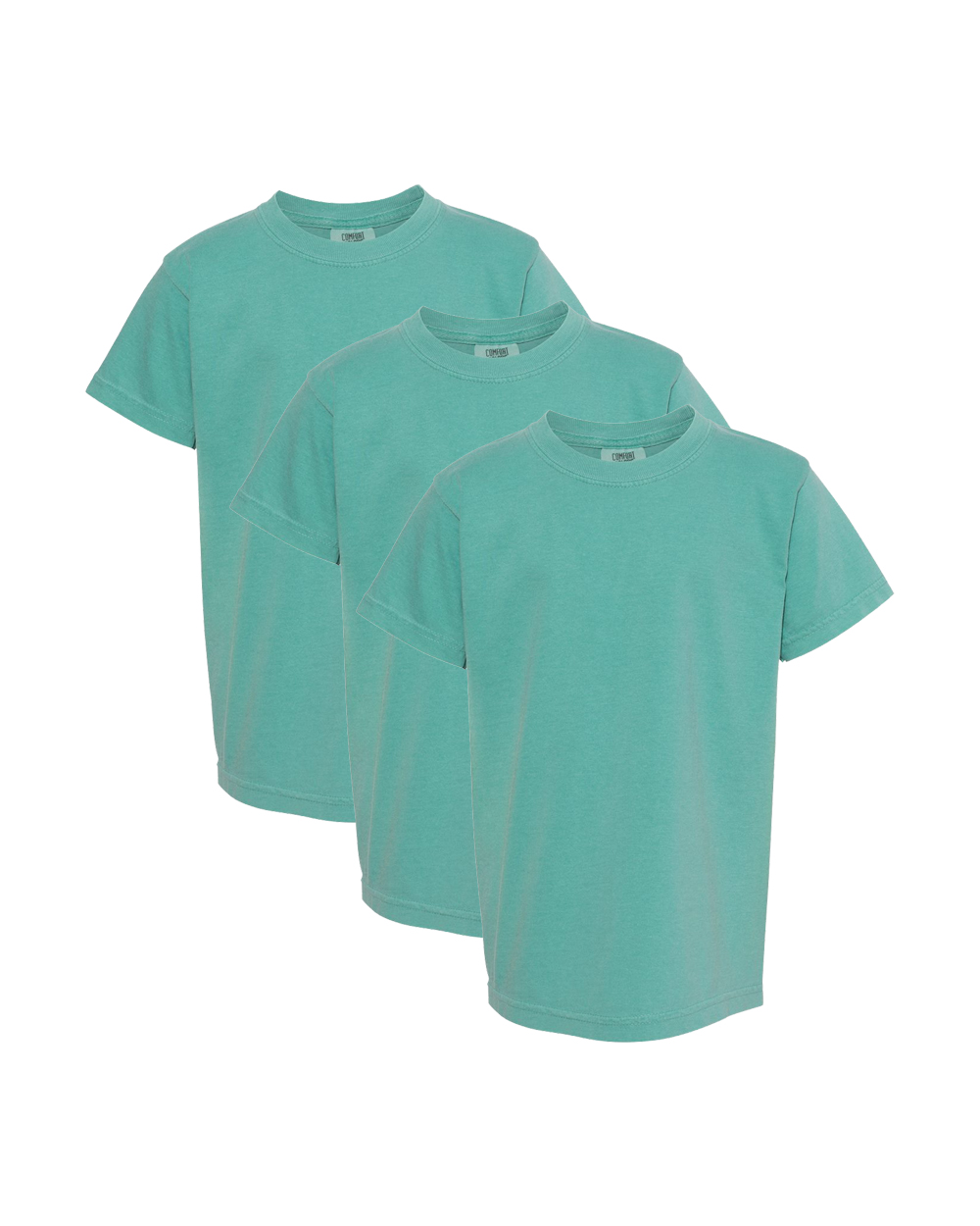Comfort Colors Youth Midweight T-Shirt, 3-Pack, Seafoam, XL - Walmart.com