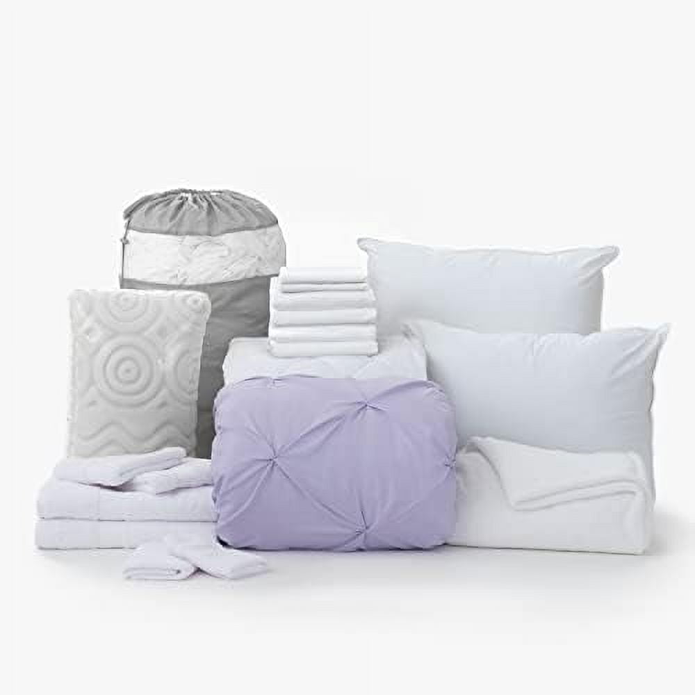 Comfort Dorm Value Pack - 19 Piece XL Set | XL | Comforter, Sheets ...