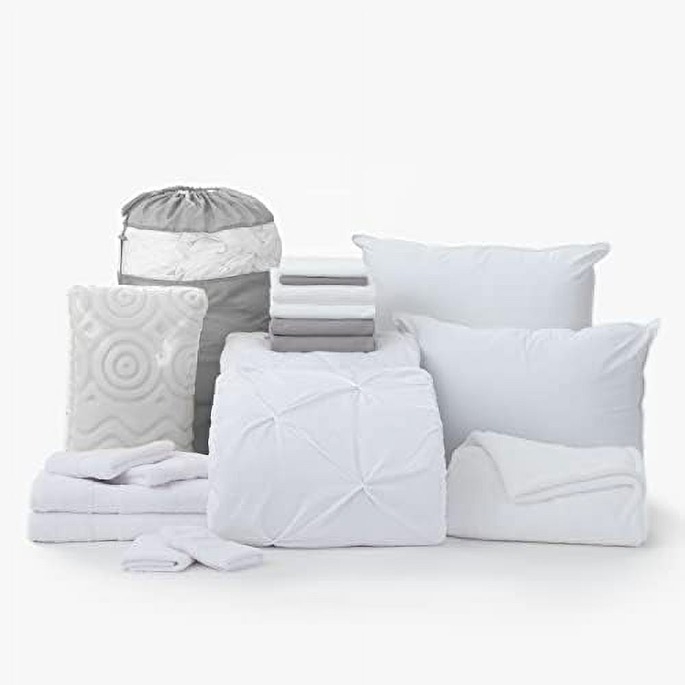 Comfort Dorm Value Pack - 19 Piece XL Set | XL | Comforter, Sheets ...