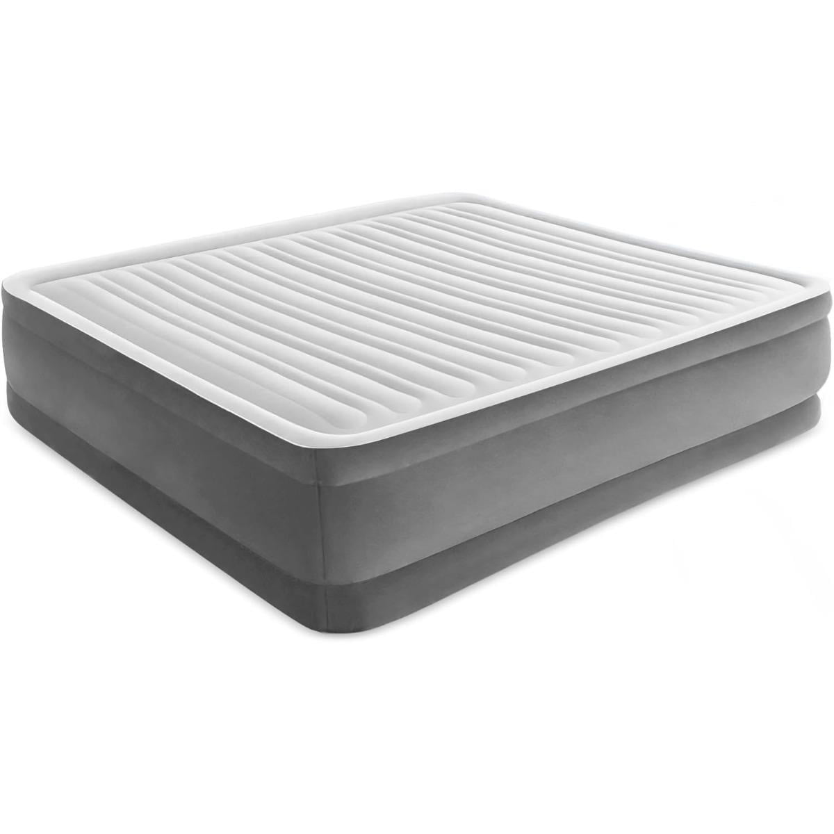 Comfort Dura-Beam Airbed Internal Electric Pump Bed Height Elevated ...