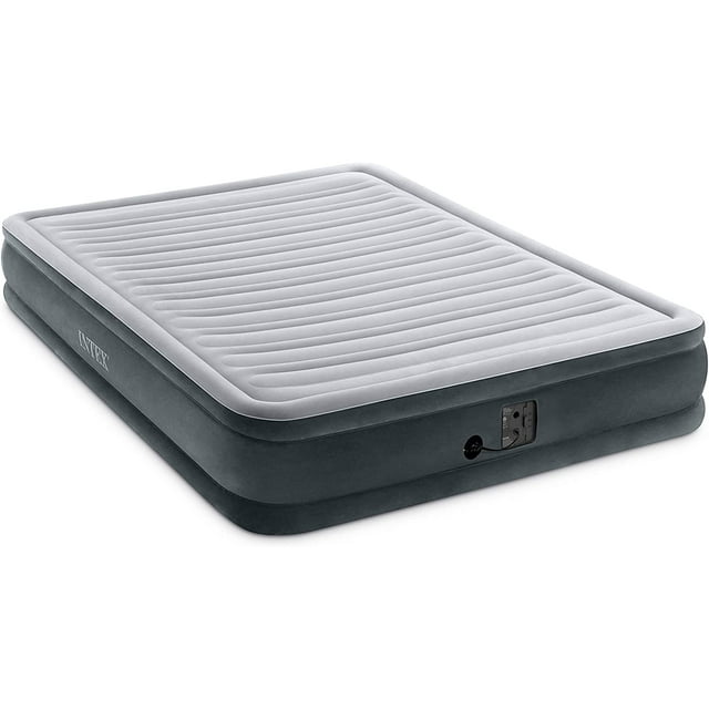 Comfort Dura-Beam Airbed Internal Electric Pump Bed Height Elevated ...