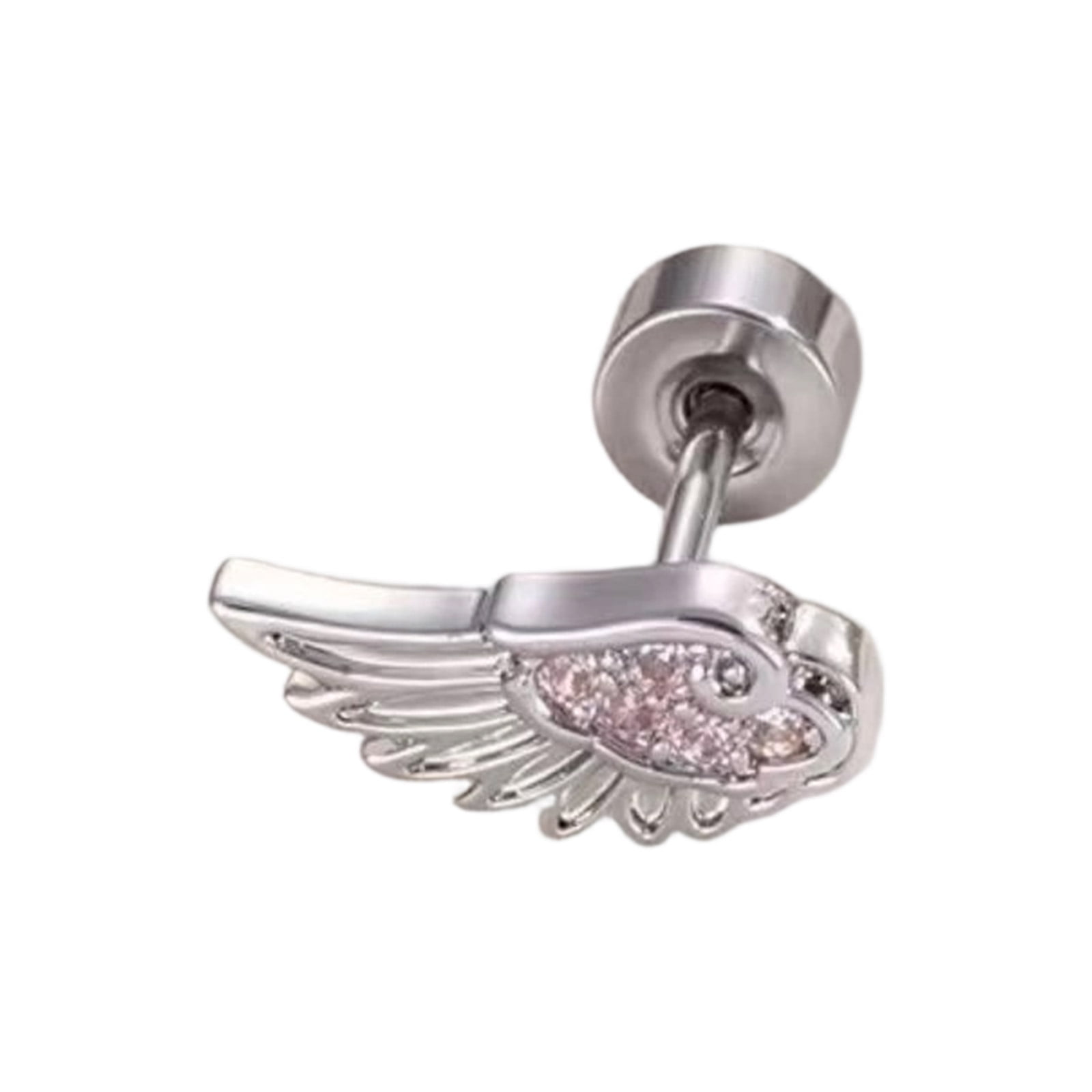 Comfort Fit Wing Themed Cartilage Studs Alloy Portable Designs Long ...