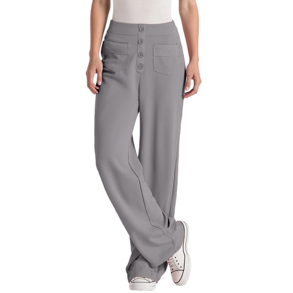 Comfort Fit Women's Tailored Work Slacks High Waist Stretchy Dress ...