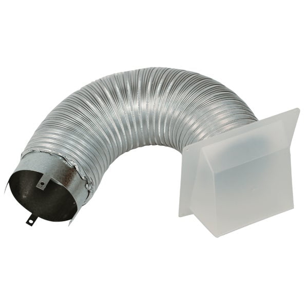 Comfort Flame Woodburning Fireplace Outside Air Kit with Wall Pipe and ...