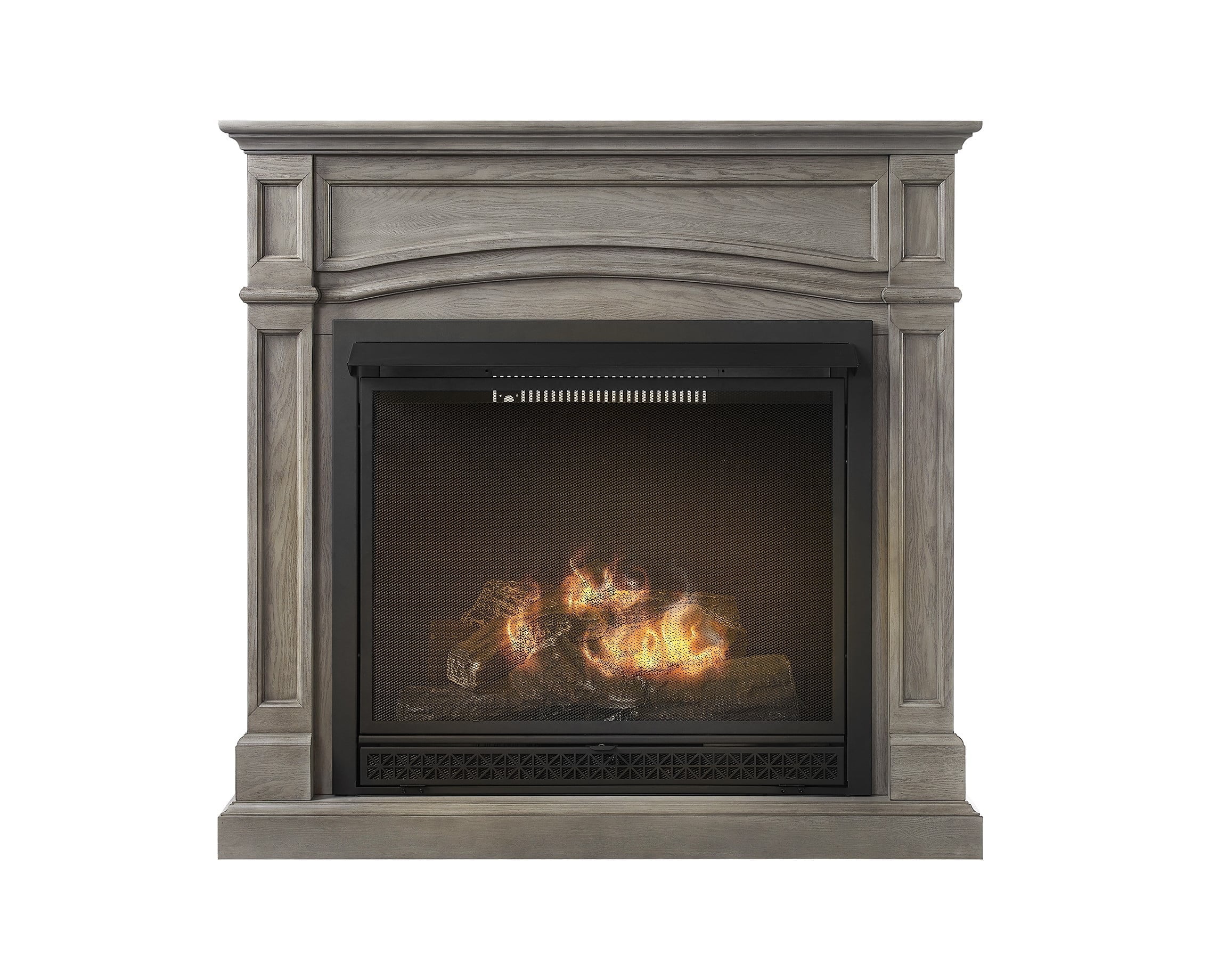 Comfort Glow Dual Fuel Ventless Gas Fireplace w/ Remote Heats 1400 sq ...