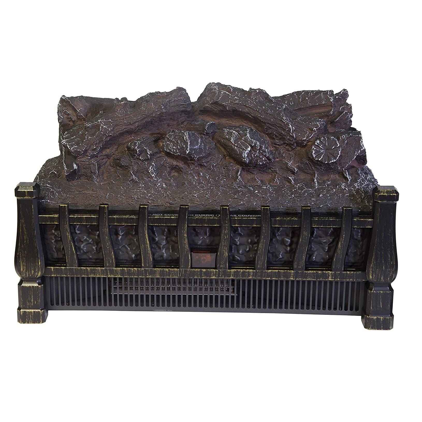 Comfort Glow ELCG251 Electric Log Insert Heater with Firebox Flame ...