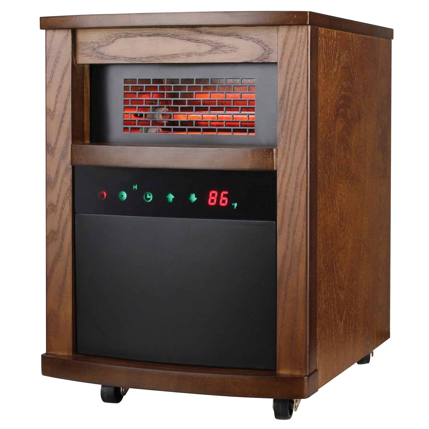Comfort Glow QEH1408 Infrared Cabinet Heater with Thermostat & Remote ...