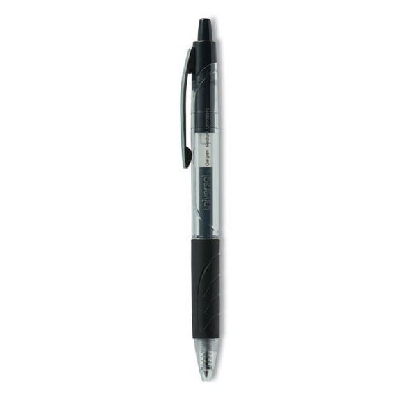 Comfort Grip Gel Pen, Retractable, Medium 0.7 Mm, Blue Ink, Clear/blue ...