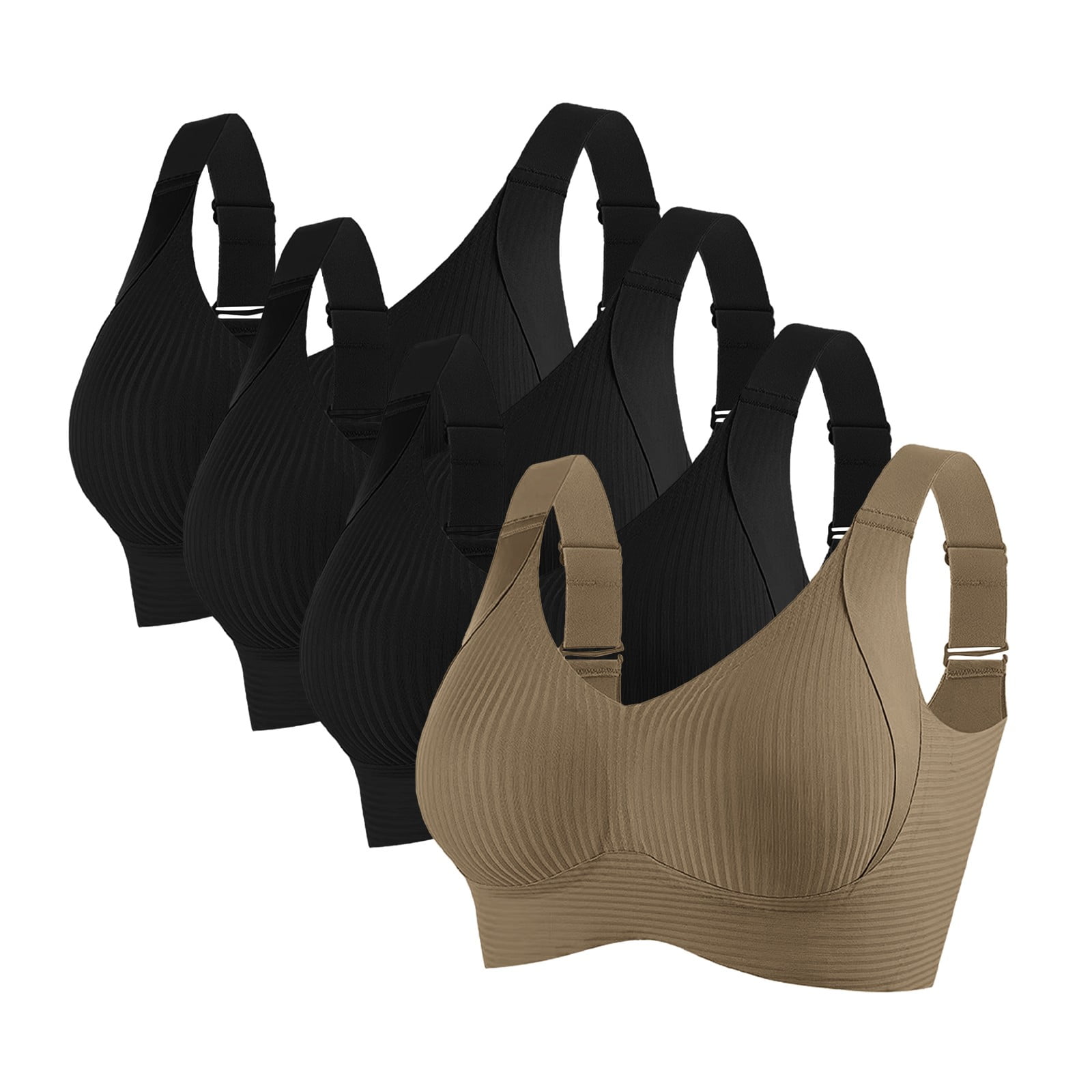 Comfort Jelly Bras for Women - Seamless No Underwire Supportive ...