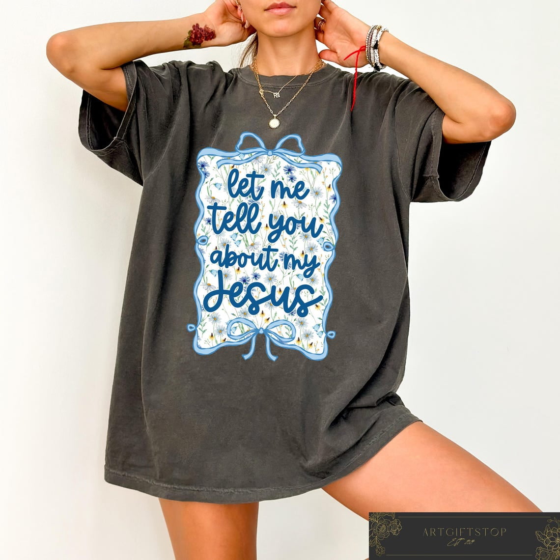Comfort Let Me Tell You About My Jesus Shirt, Christian Coquette T ...