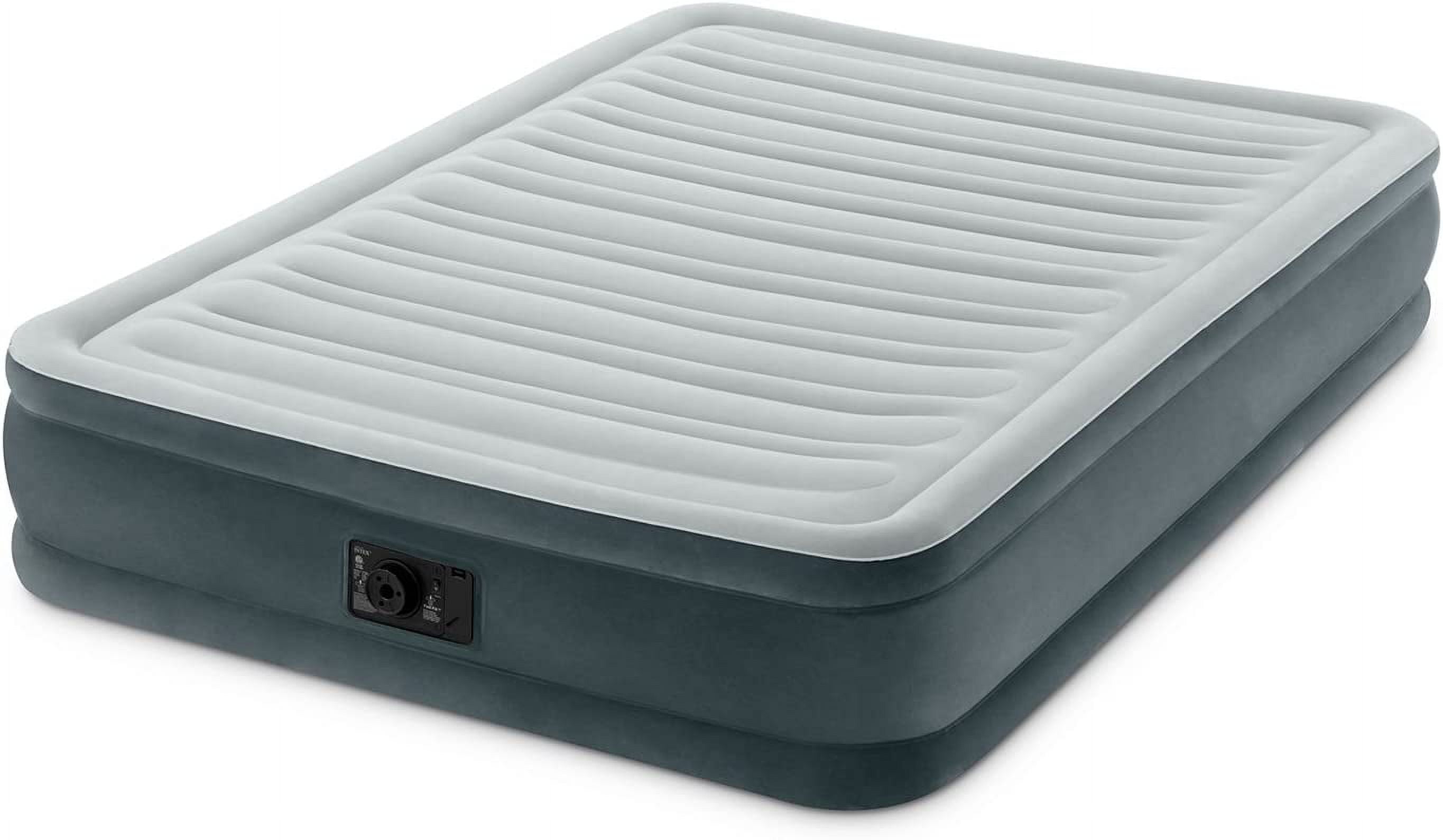 Comfort Plush Mid Rise Dura-Beam Airbed with Built-in Electric Pump ...