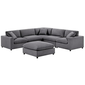 Coaster Hobson Beautiful Modern 6-Piece Fabric Upholstered Modular ...