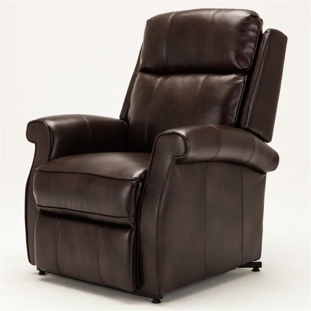 Comfort Pointe Lehman Brown Faux Leather Traditional Lift Chair ...