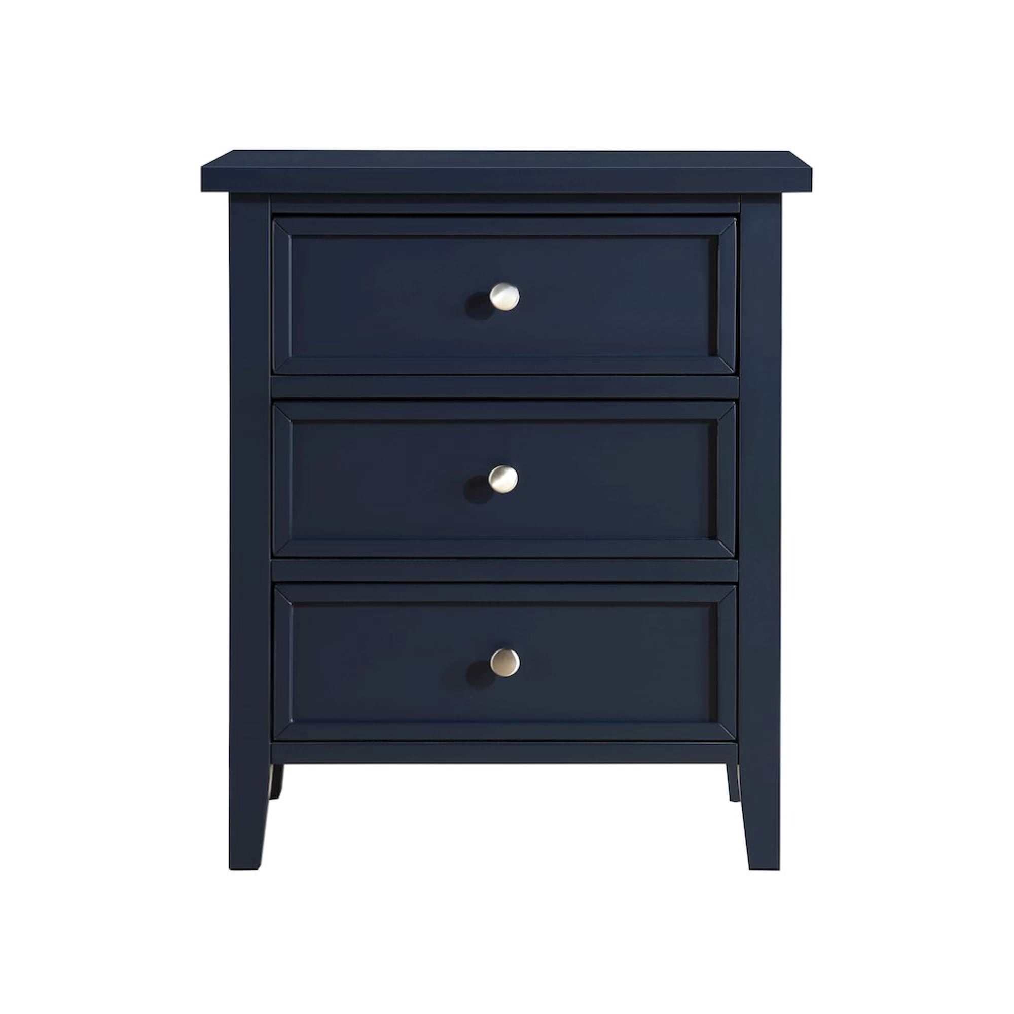Comfort Pointe Lennon 3-drawer Midnight Blue Wood Nightstand - Walmart.com