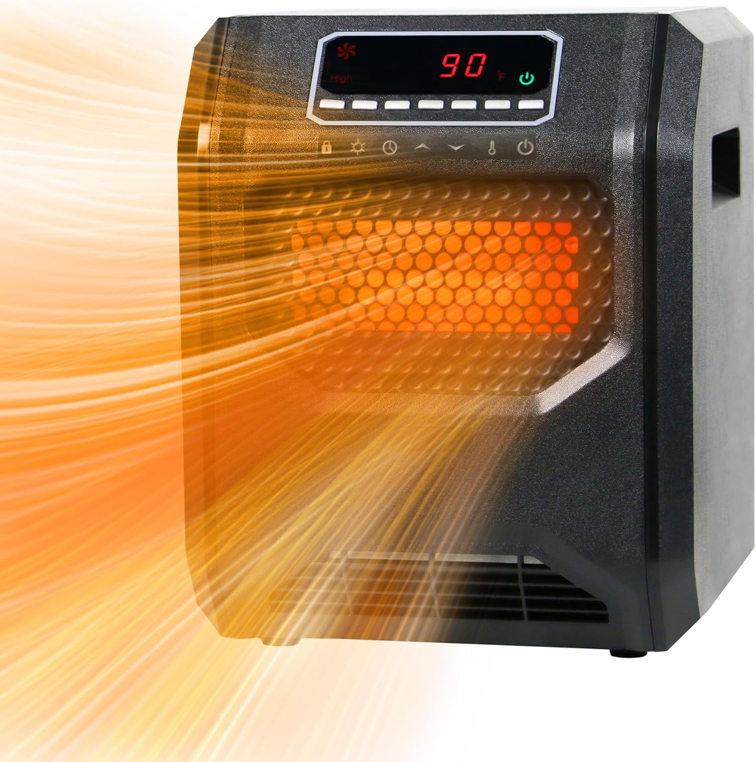Comfort Portable Quartz Infrared Heater for Indoor Use Realsmart 1500 W ...