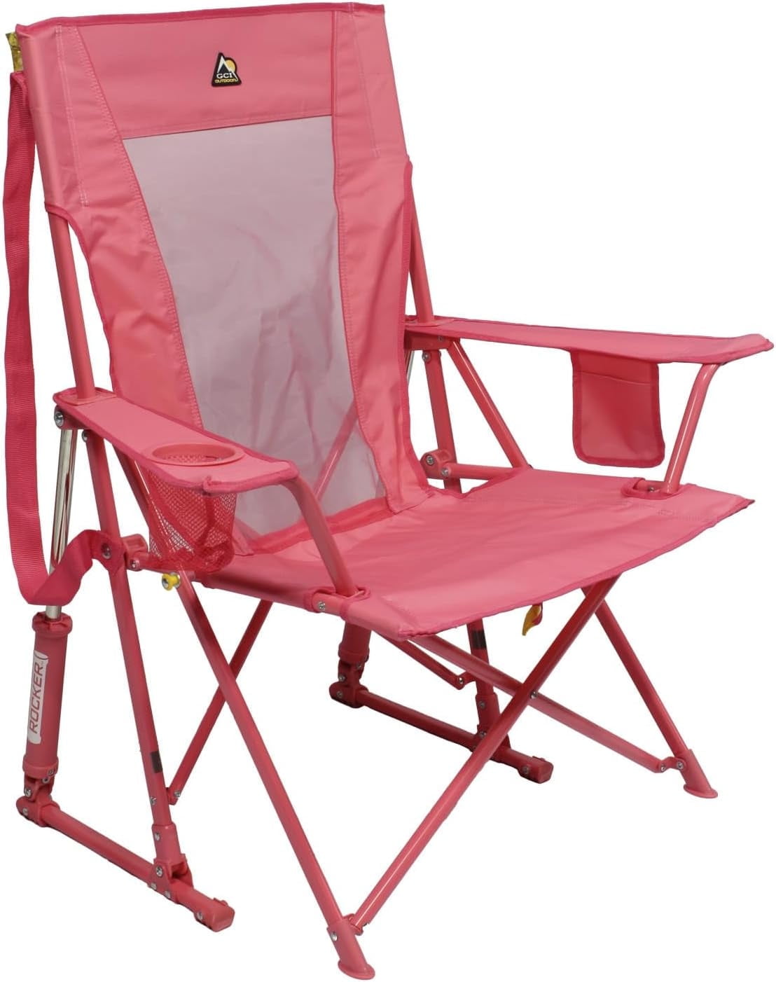 Comfort Pro Rocker Camping Chair | Portable Folding Rocking Chair with ...