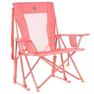 GCI Outdoor Puff Rocker Foldable Insulated Rocking Camp Chair, Amethyst ...